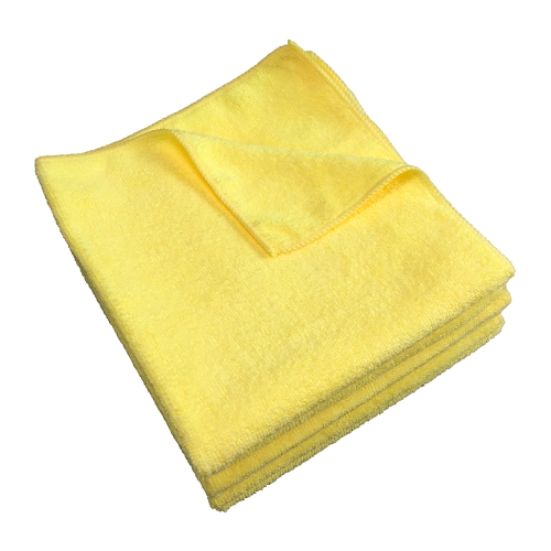 Microfiber Cloth 200 GSM 16x16 Half-Fold YEL 12/BG 15 BG/CS